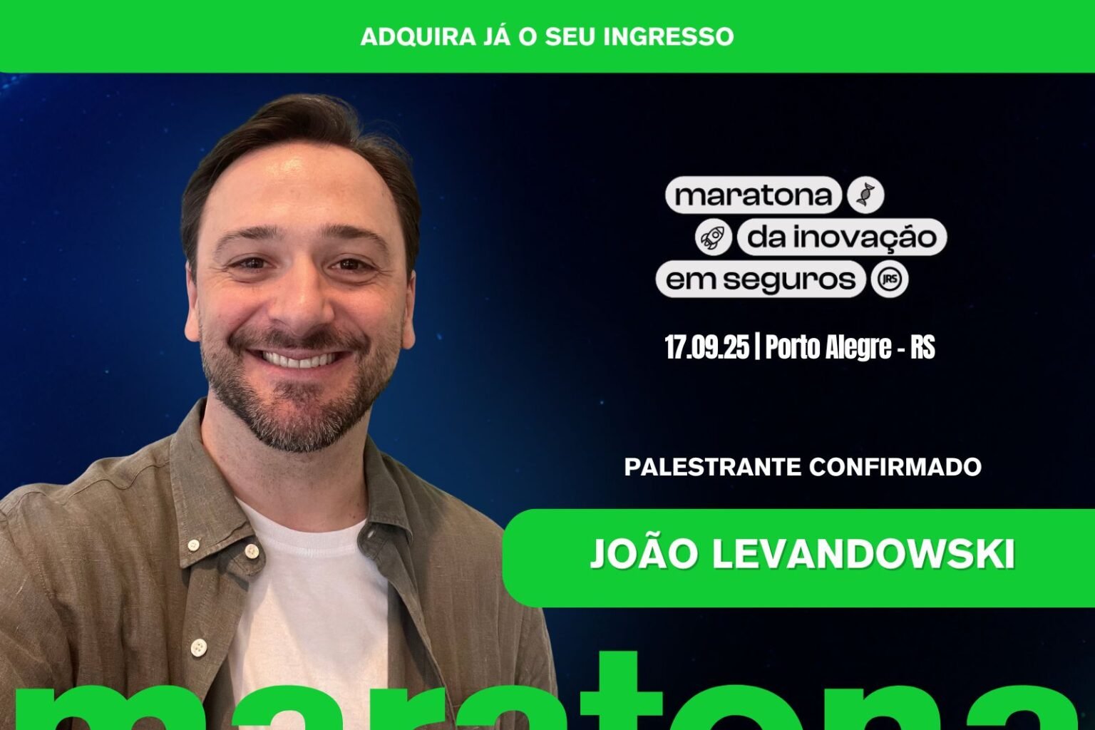 João Levandowski é confirmado como palestrante da 5ª Maratona da ...